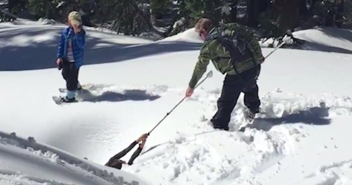 Girl, 10, Rescued From Deep Snow Hole by a Stroke Of Luck