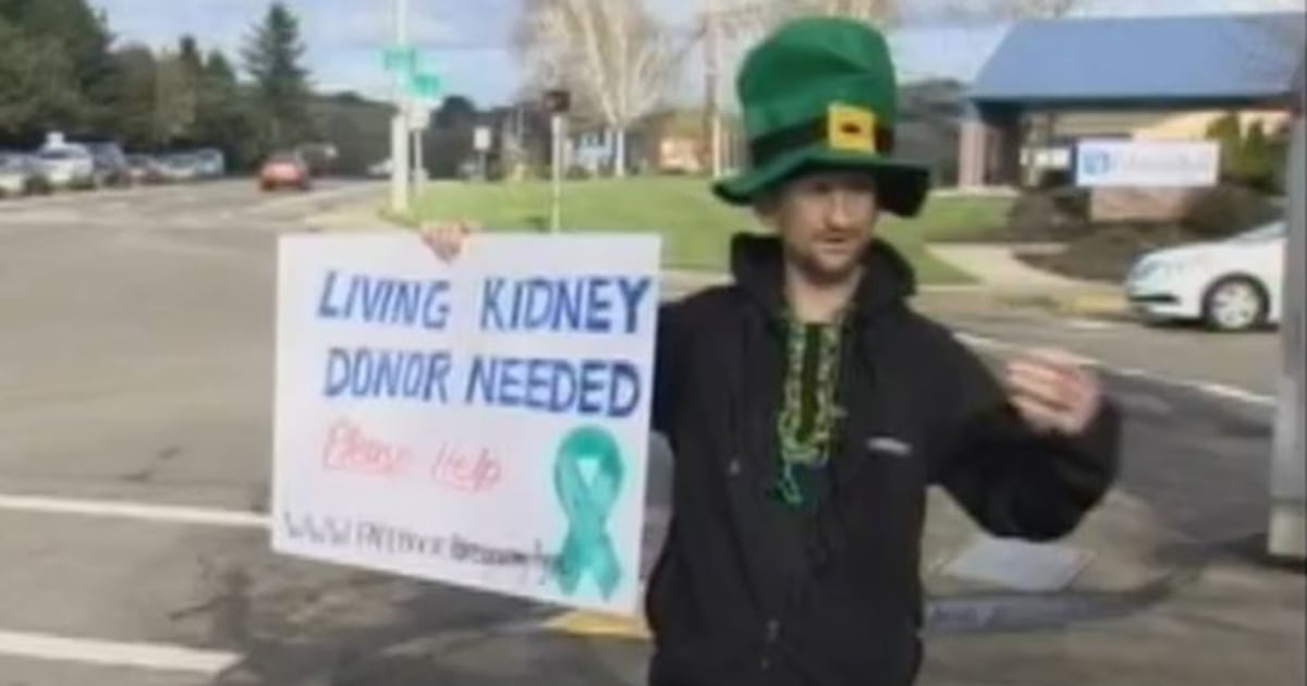 Man Takes to the Streets Seeking Kidney Donor