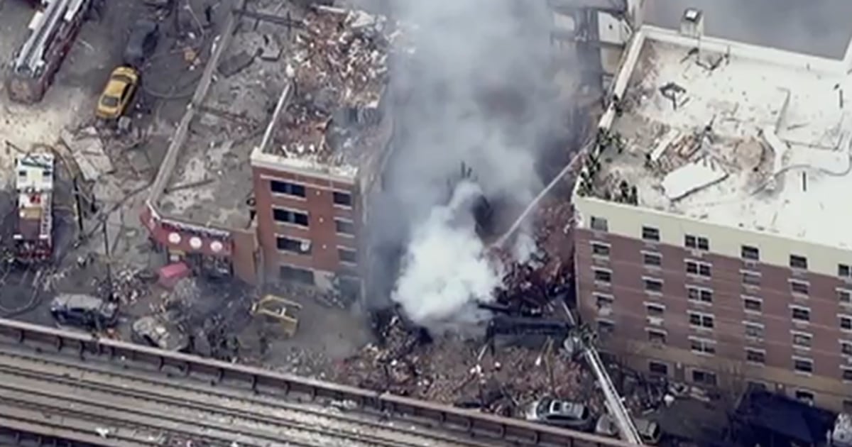 Explosion Levels Two New York City Buildings