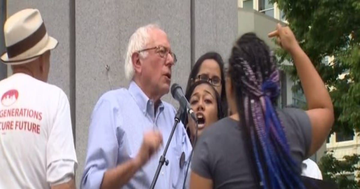 Protesters Disrupt Bernie Sanders Rally