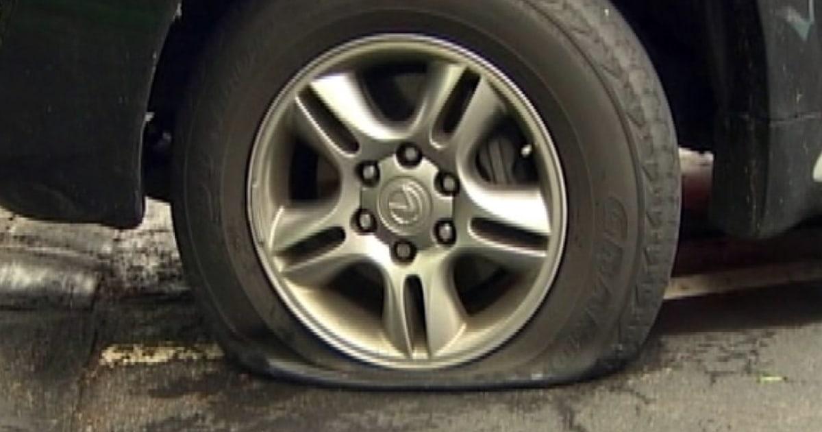 Hunt is on for serial tire slasher