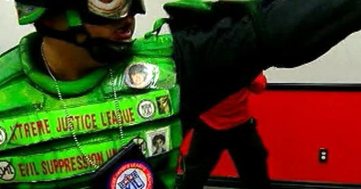Costume-wearing vigilantes fight crime in Calif.