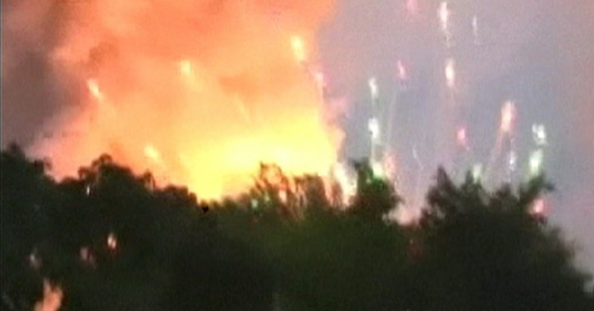 Fireworks factory rocked by explosions