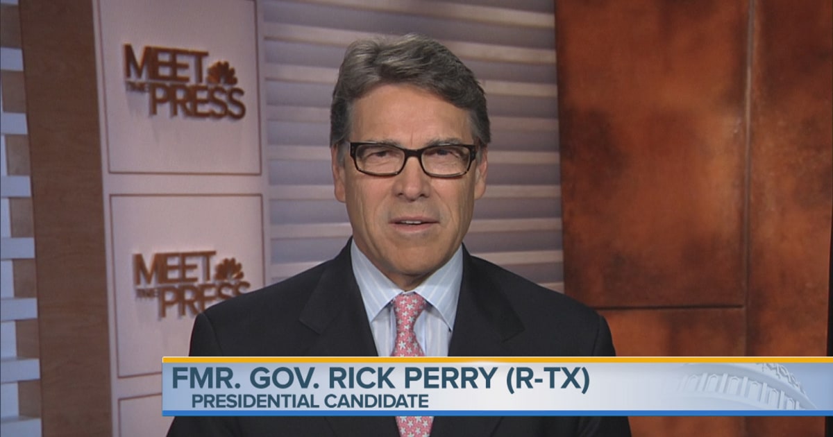 Rick Perry on Donald Trump, Border Security and Boy Scouts