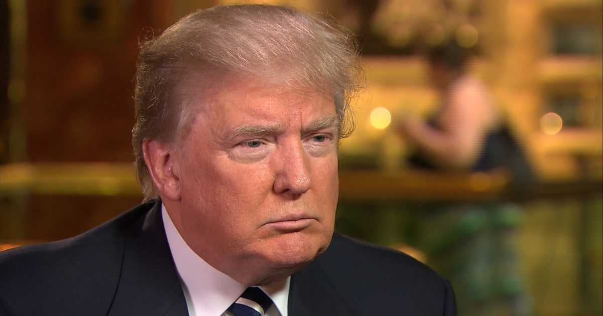 Watch the Full, Unedited Donald Trump Interview