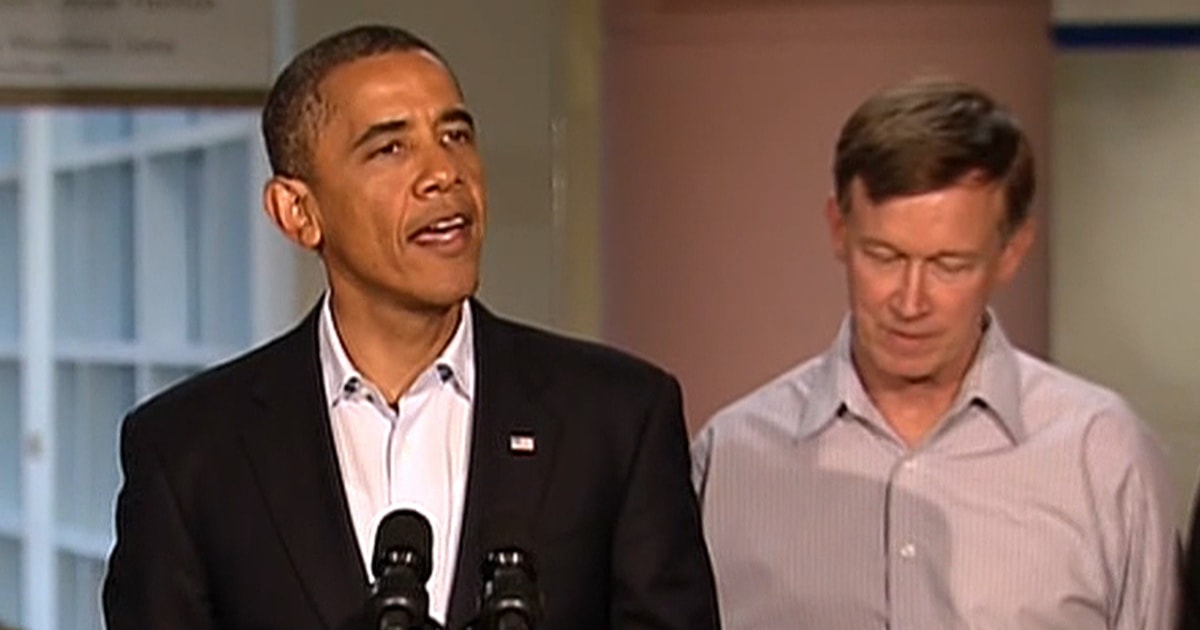 President Obama visits Colorado hospital