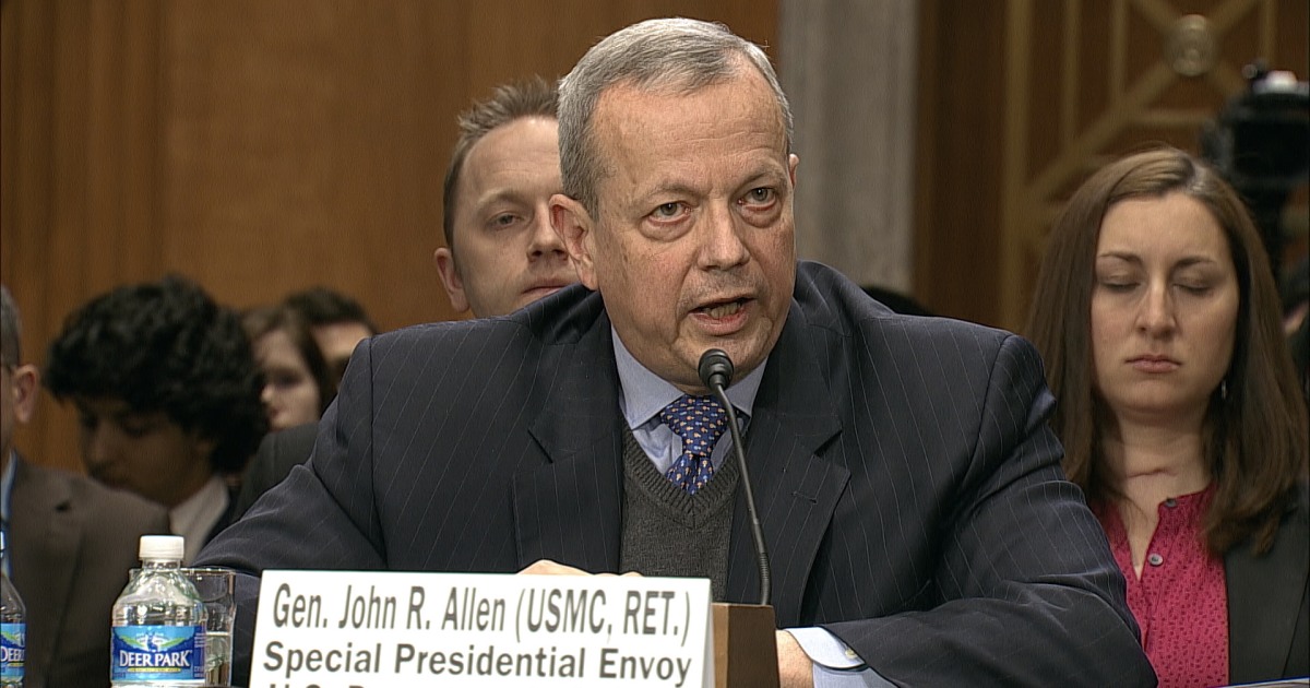 Gen. Allen: It'll Take Time to Defeat ISIS