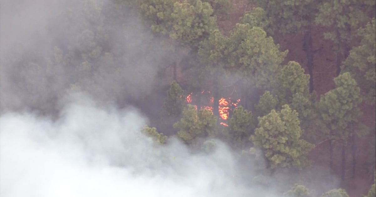 Aerials Show Size of Wildfire in Arizona