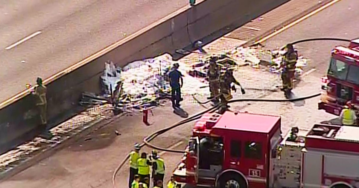 4 Killed When Small Plane Crashes on Highway near Atlanta