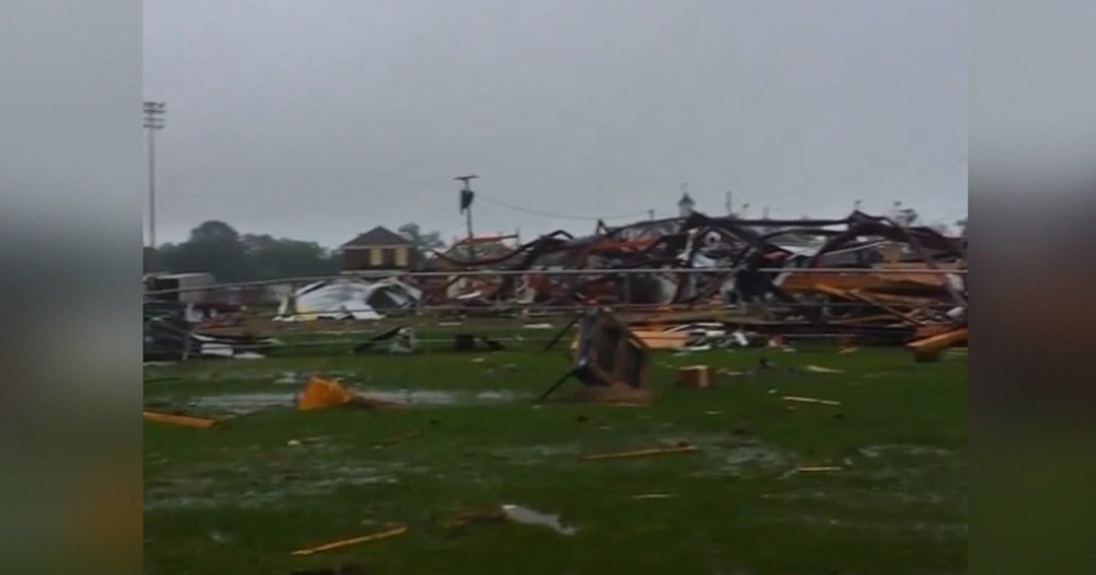 Severe Weather Levels Baseball Field