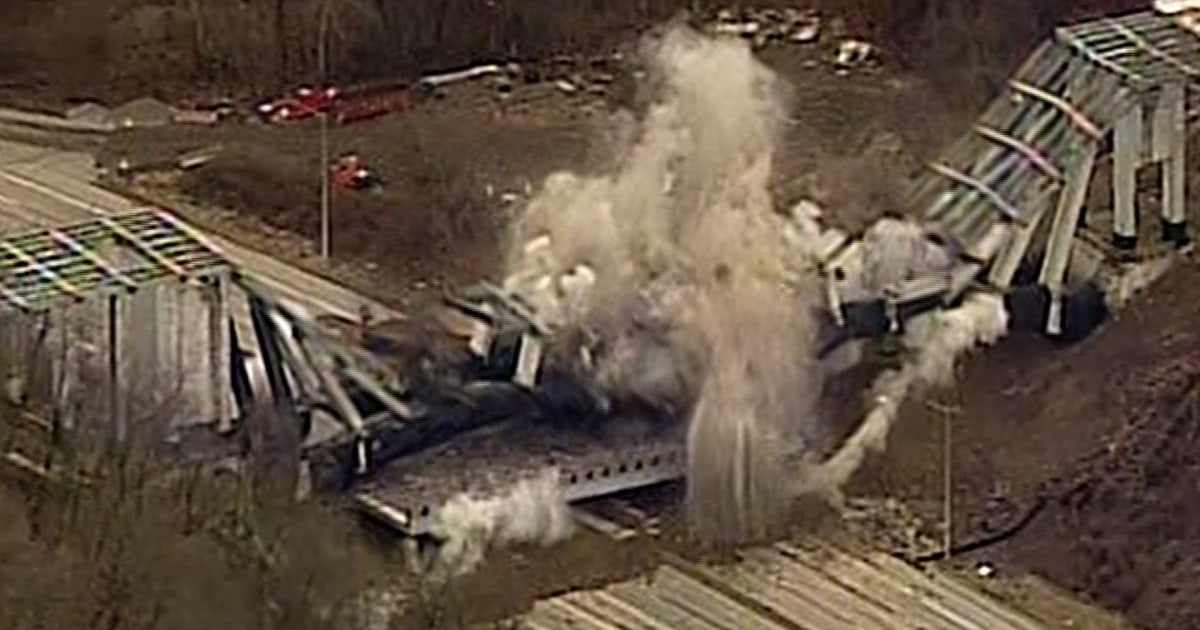 Pittsburgh Bridge Comes Tumbling Down