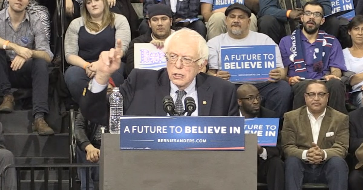 Sanders Hits Clinton on Iraq War, Trade, DOMA