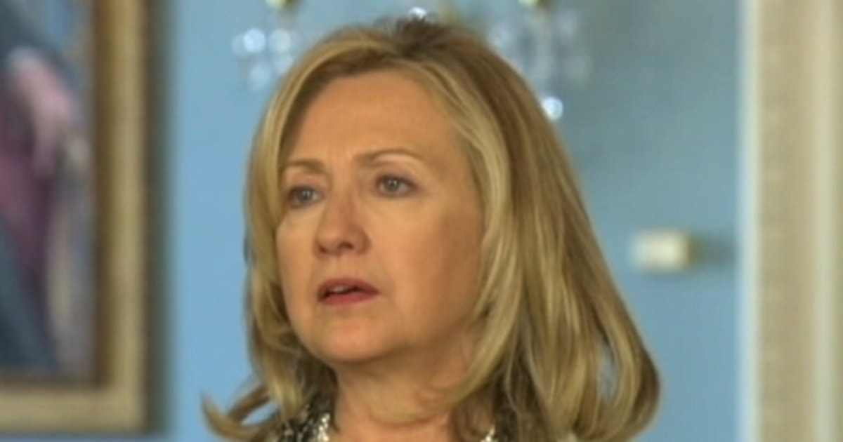 Clinton: Assad regime has hit 'new low'