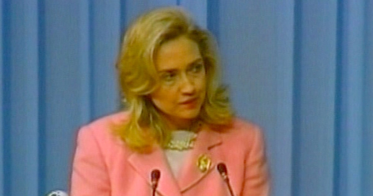 First Lady Hillary Clinton in Beijing, 1995