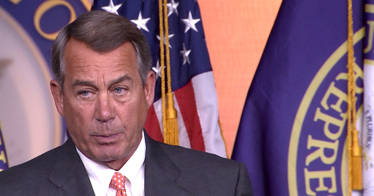 Boehner Responds to Critics Questioning His Leadership