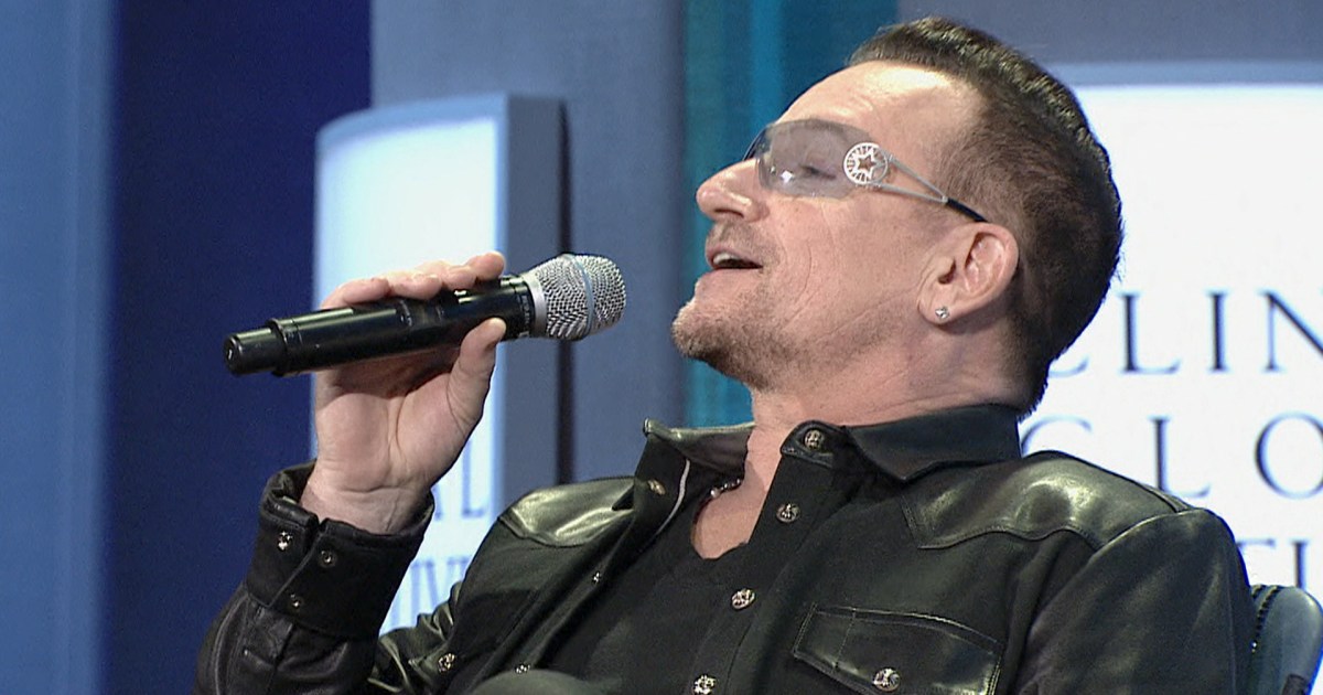 Clinton or Bono? Star impersonates president
