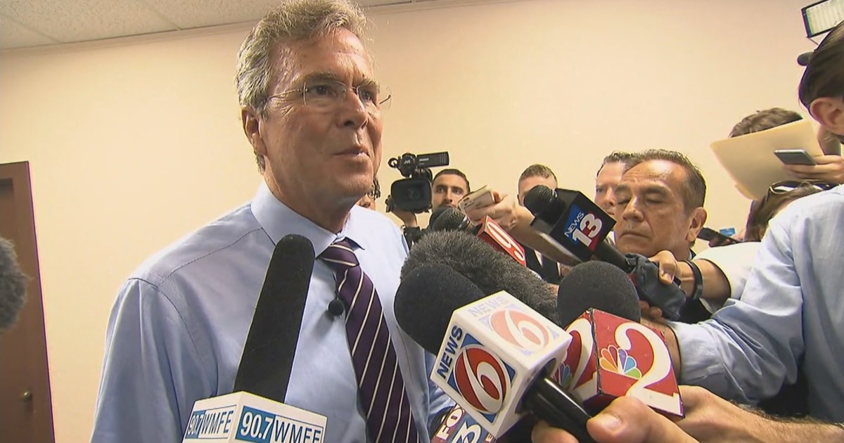 Bush Downplays Poll Numbers, 'Disagreement' With Rubio