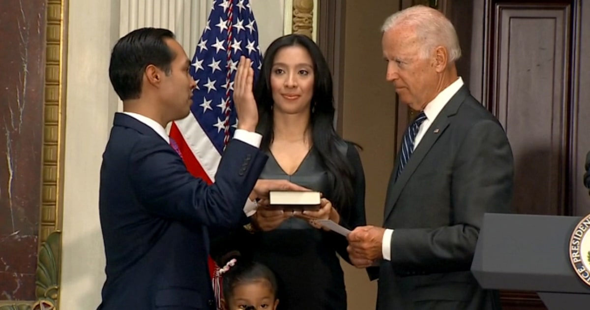 Castro Sworn in As HUD Secretary