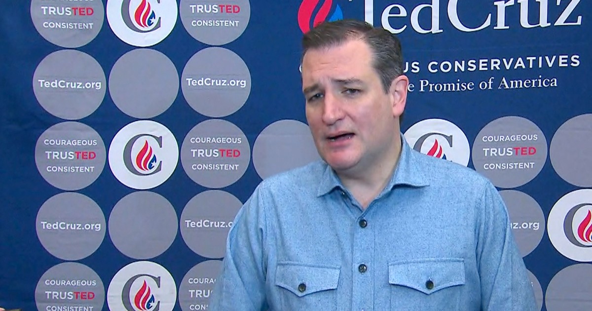 Cruz Sees Himself and Trump Battling for GOP Nomination