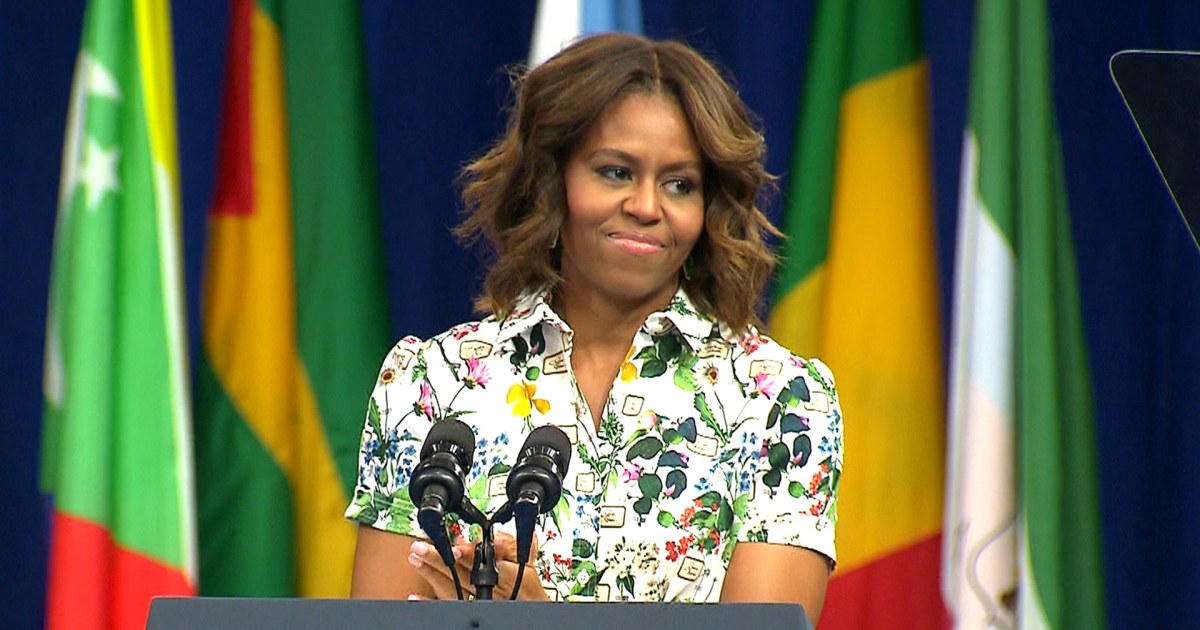 First Lady Says Her Story Is of the 'Impossible Getting Done'