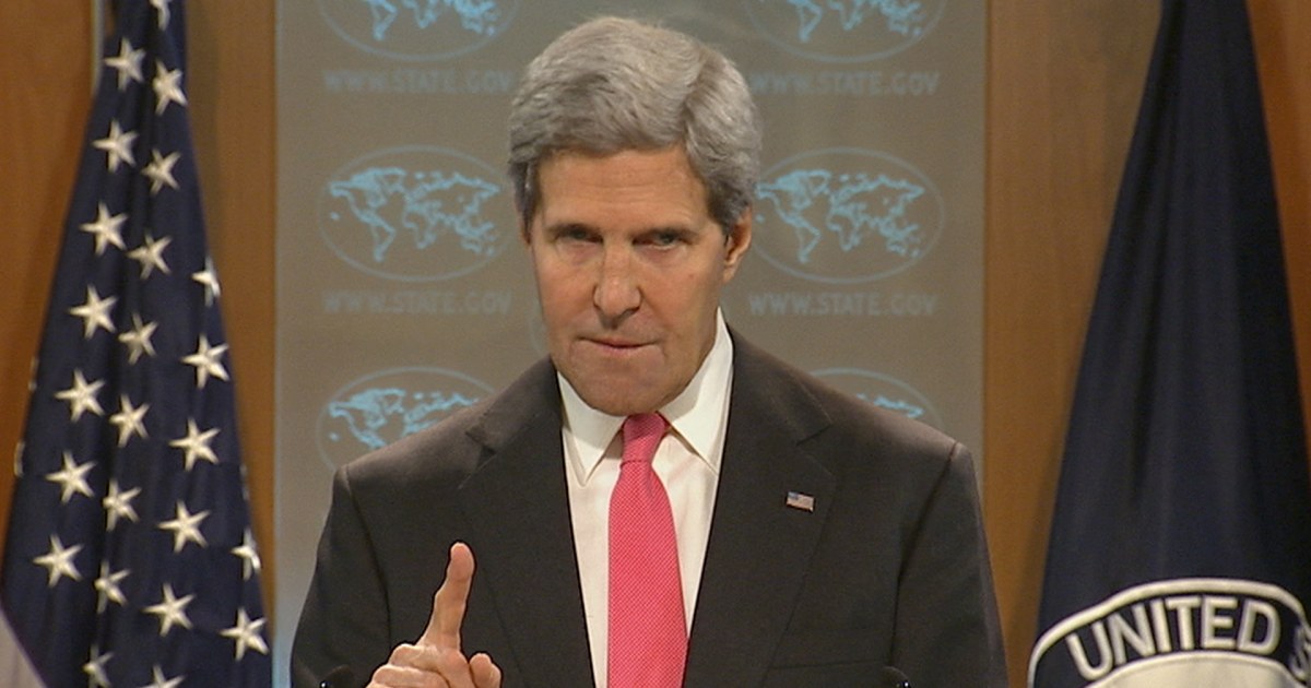 Kerry: Only Assad could have launched rocket used in attack