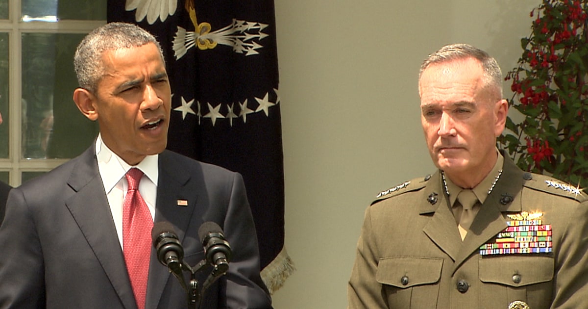 Obama Nominates Dunford As Chairman of the Joint Chiefs, Says 'I Trust Him'