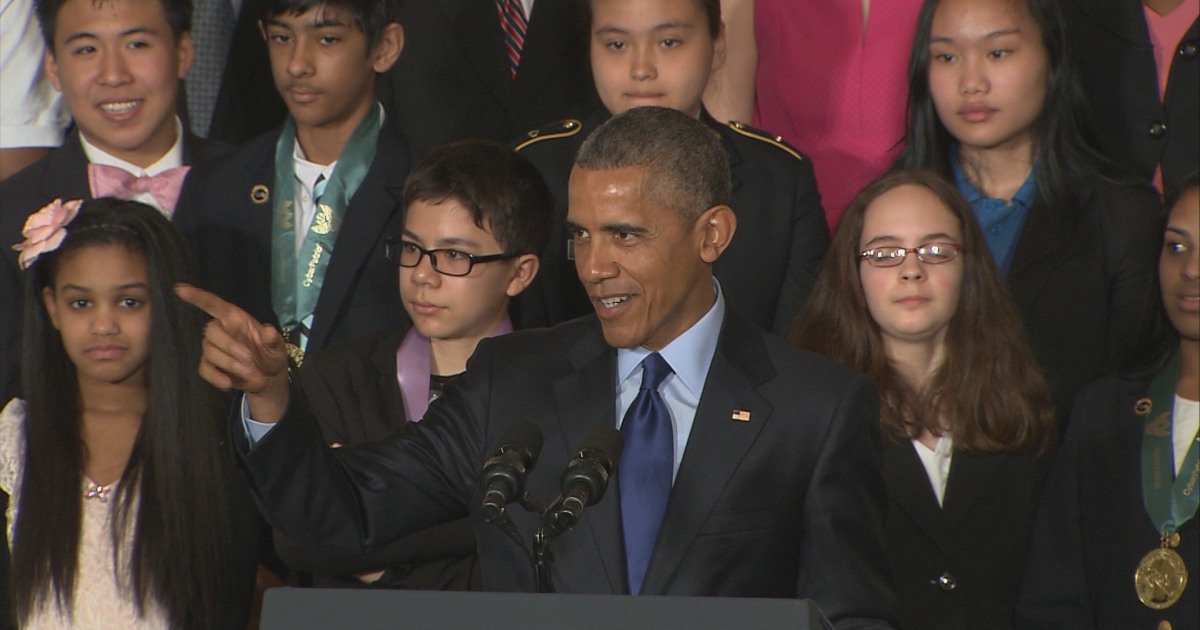 Obama Halts Speech: 'Something Smells Like It's Burning'