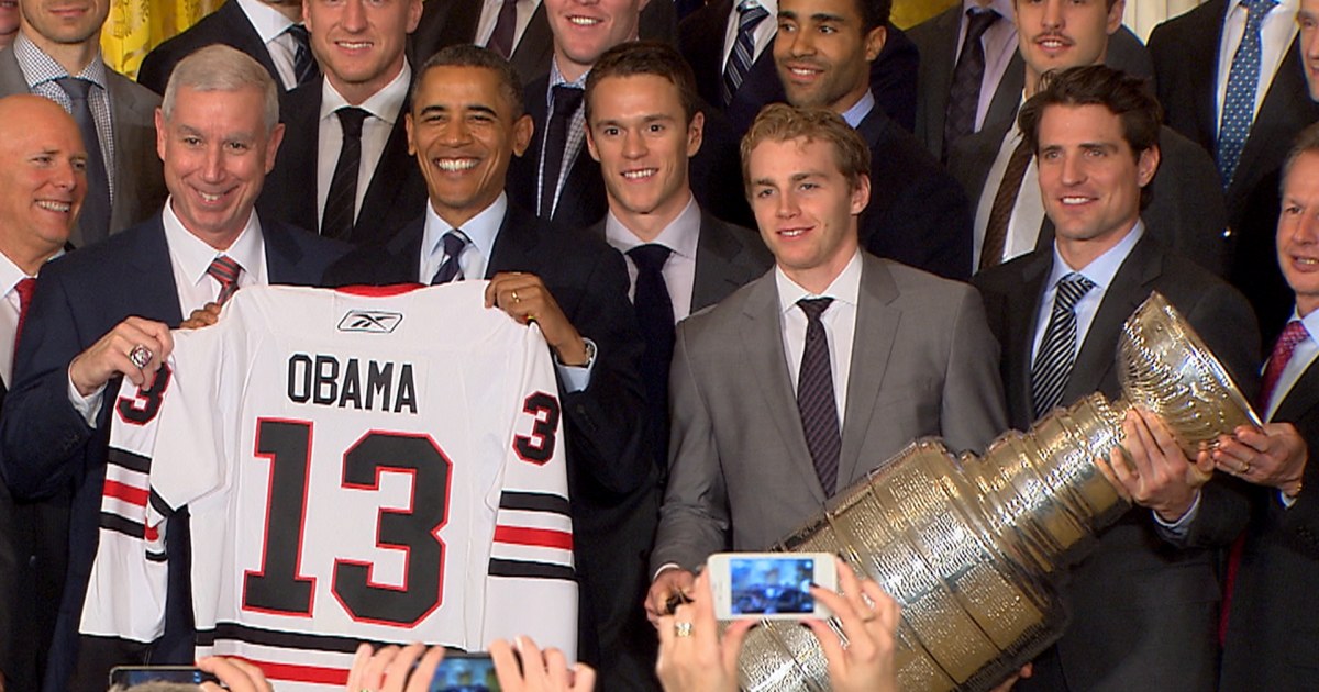 Obama welcomes Stanley Cup champs to White House