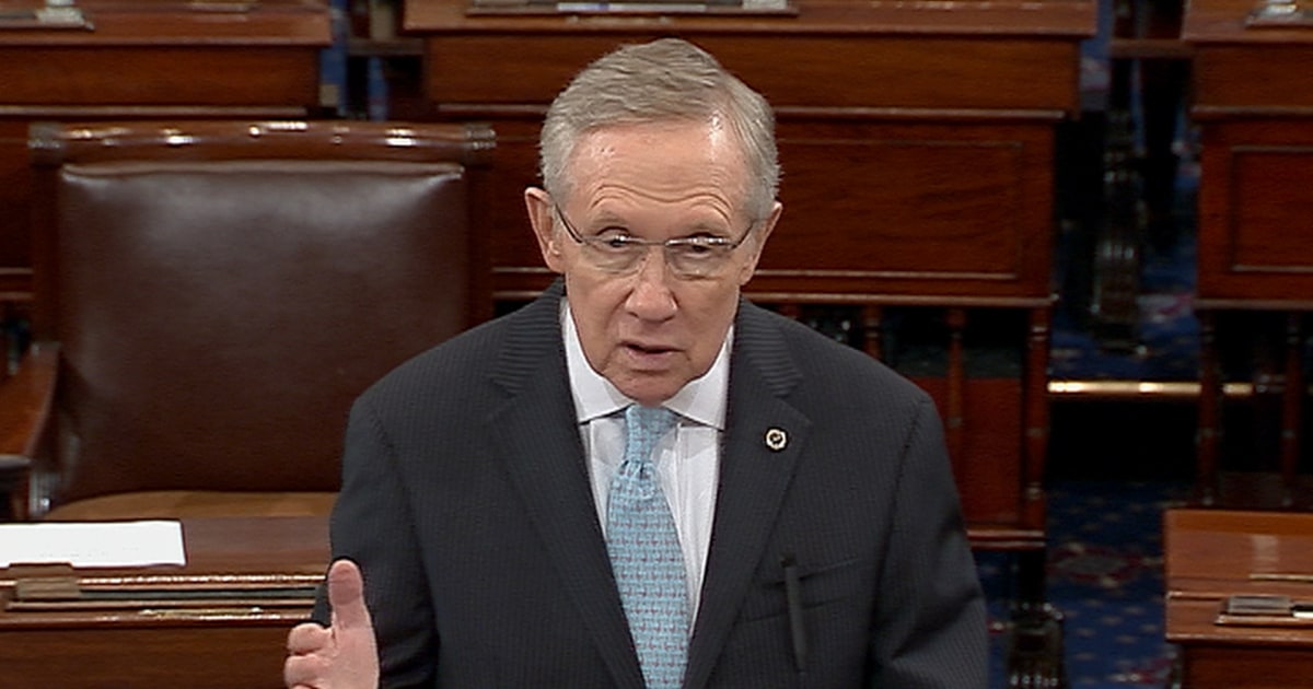 ‘There will be no filibuster today,’ says Reid