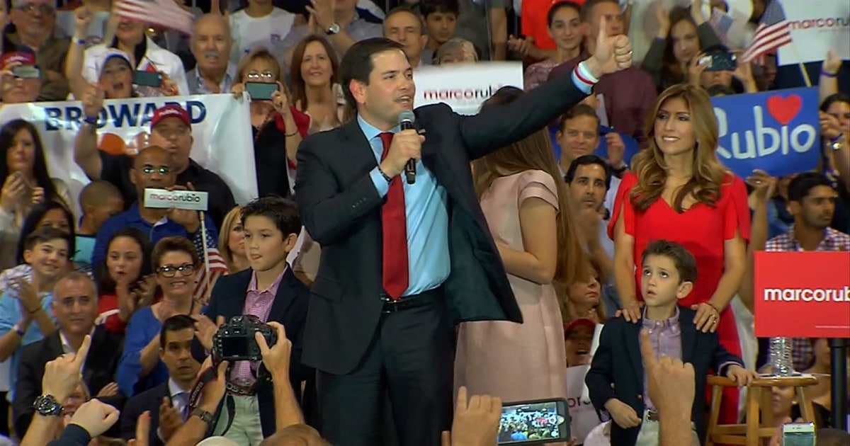 Rubio Embracing 'Underdog' Status on Super Tuesday