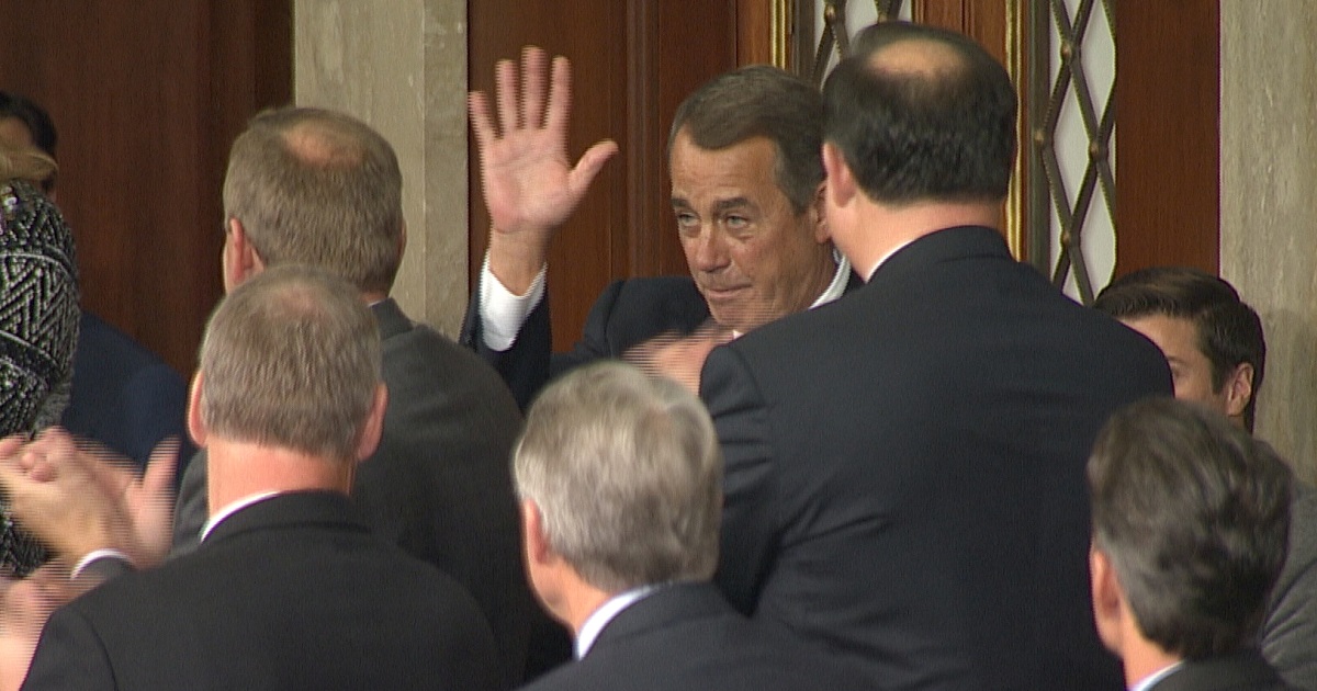 Boehner Gives House a Final Wave Goodbye as Ryan Takes Over