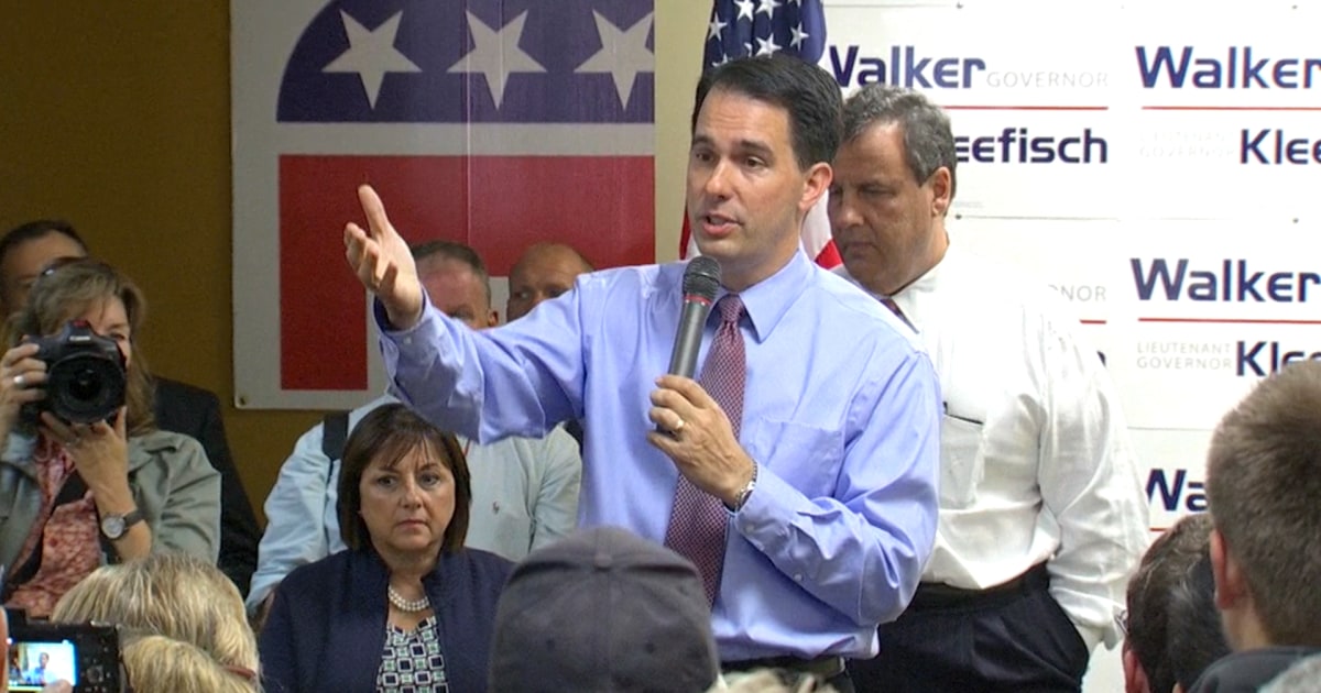 Walker Talks About 'Tight Election' in Wisconsin