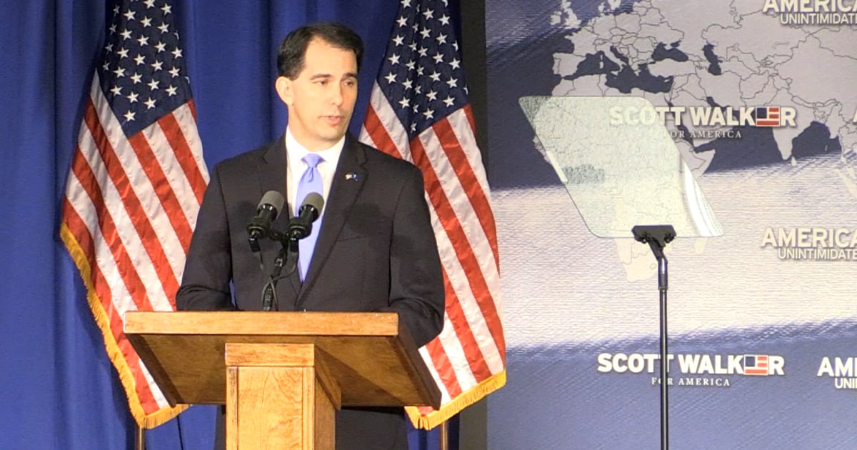 Walker Critical of Clinton in Foreign Policy Speech