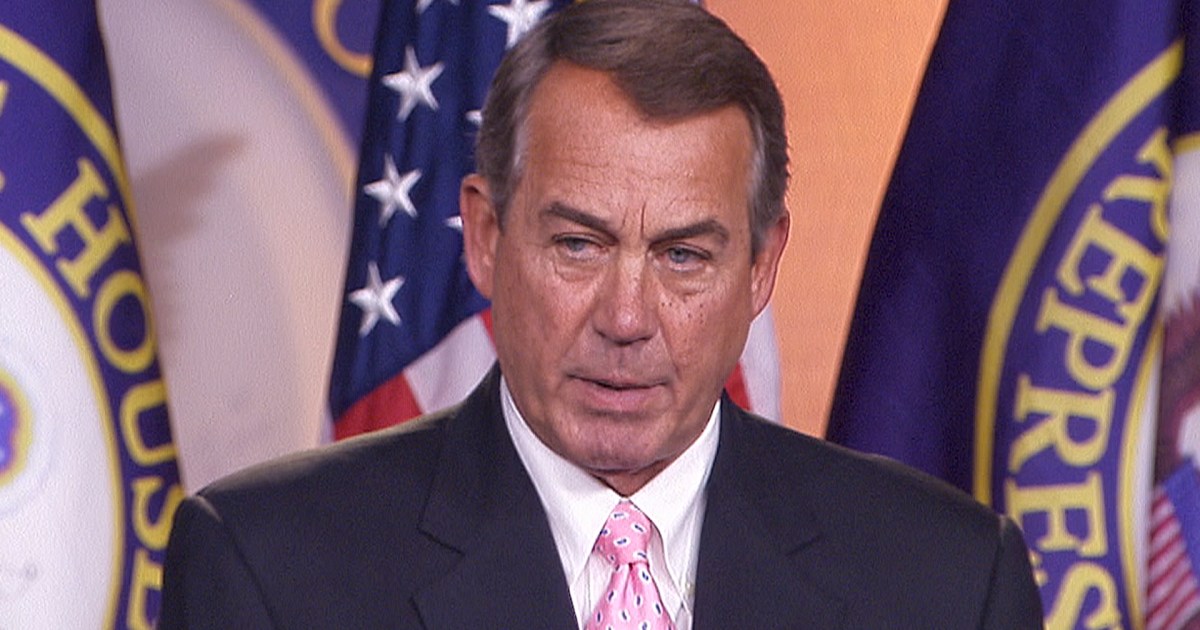 Boehner: GOP 'Stands Behind' Free Trade