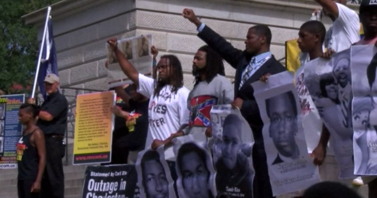 NAACP Holds Anti-Confederate Flag Rally