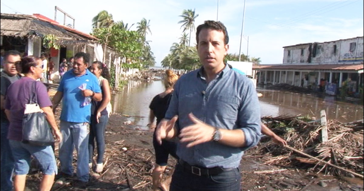 Gabe Gutierrez on Scene of Mexico Town Hard Hit by Patricia