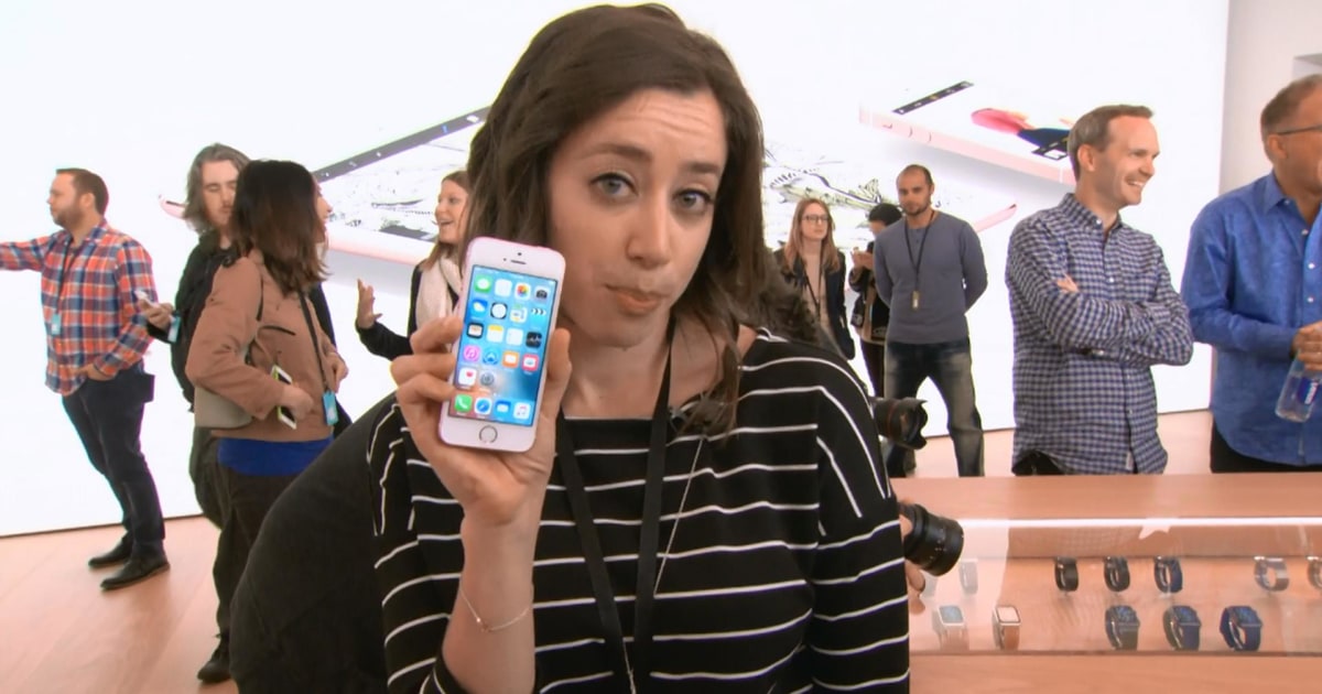 In the demo room with Apple’s new smaller, cheaper iPhone SE