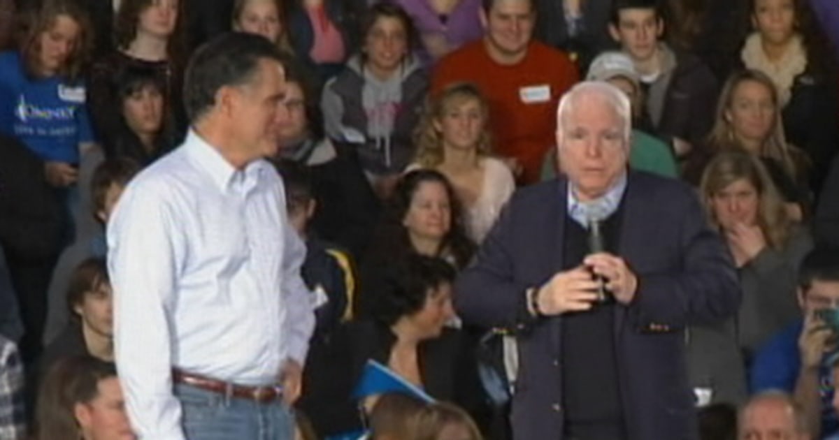 McCain endorses Romney