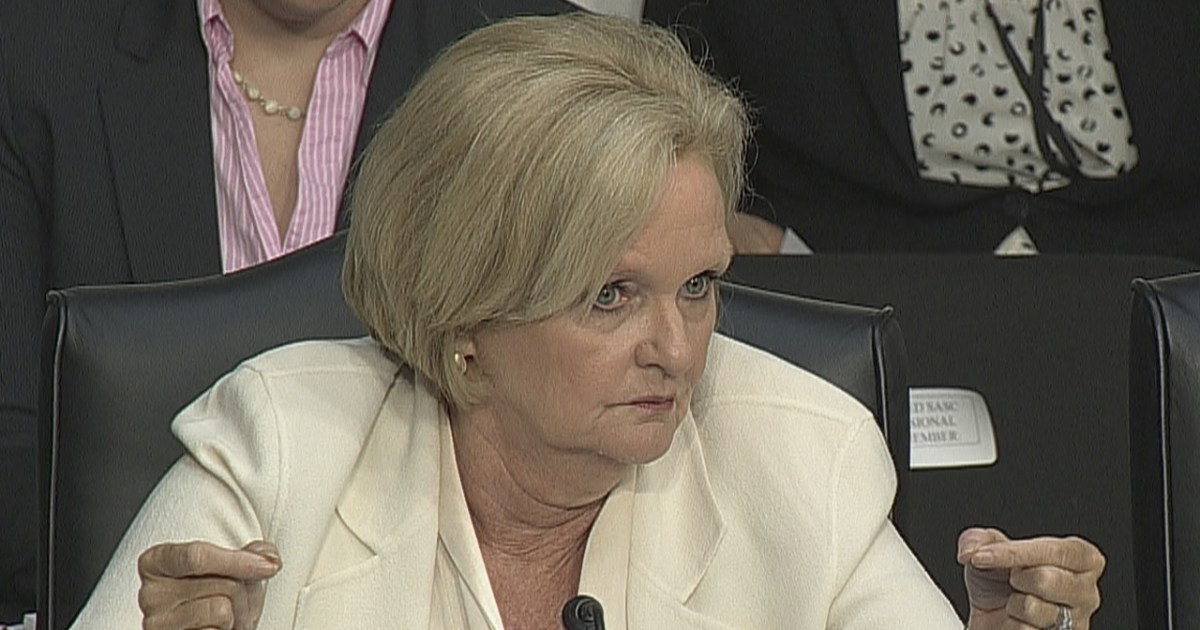 McCaskill: Success is more reports of rape in military