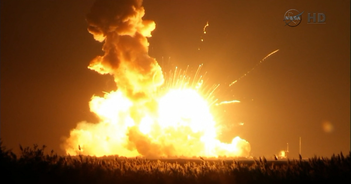 Orbital Sciences Rocket Explodes During Launch