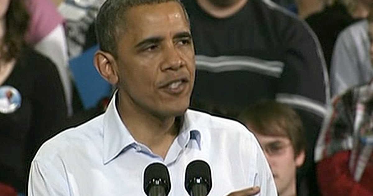 Obama states his case in Ohio