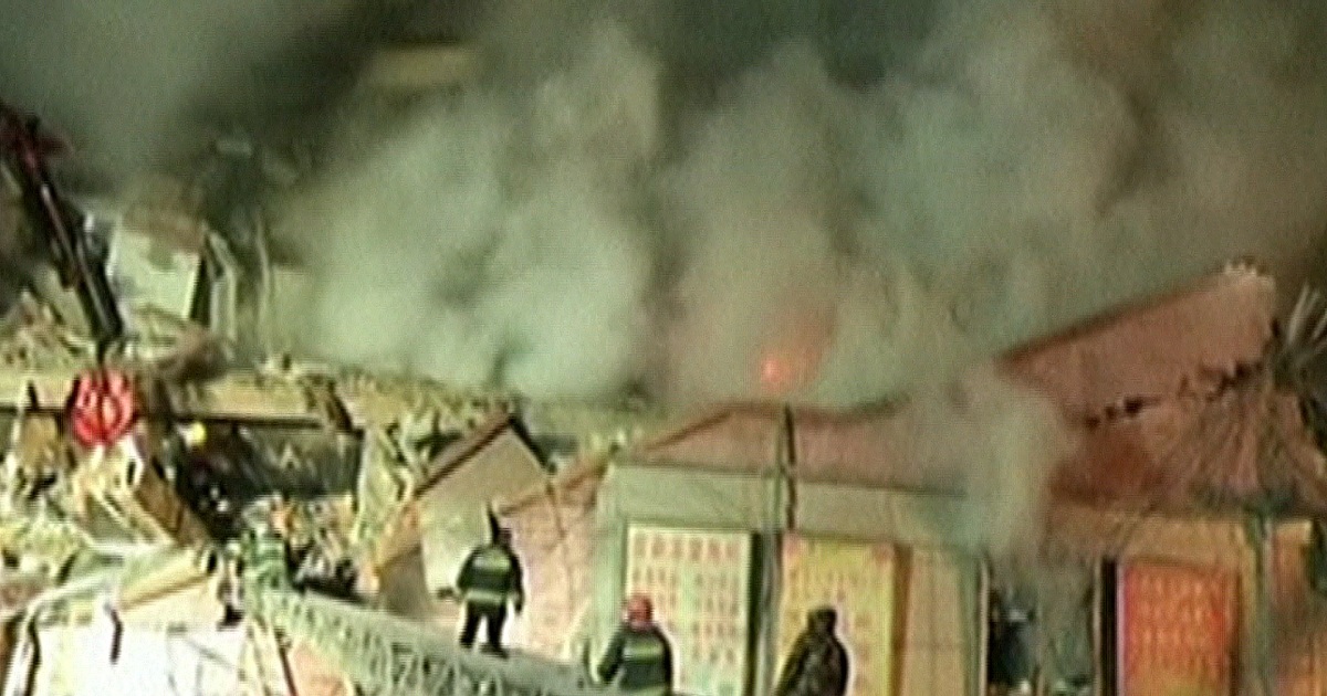 Deadly Fire Sweeps Through Chinese Warehouse