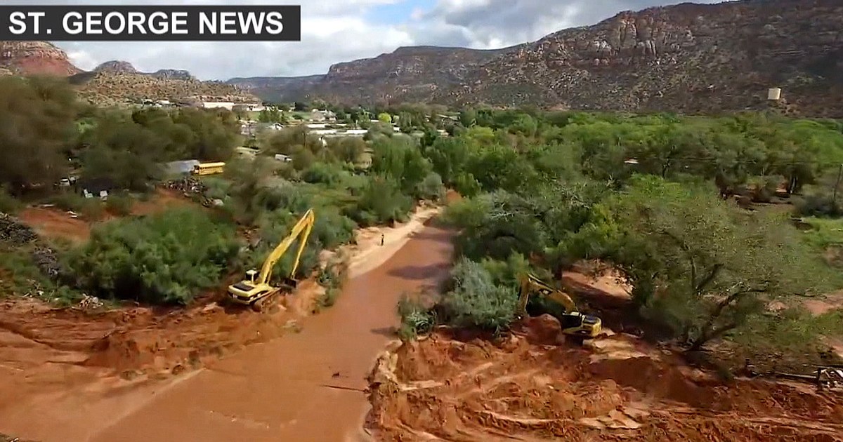 Watch Aerials Over Utah Flood Zone