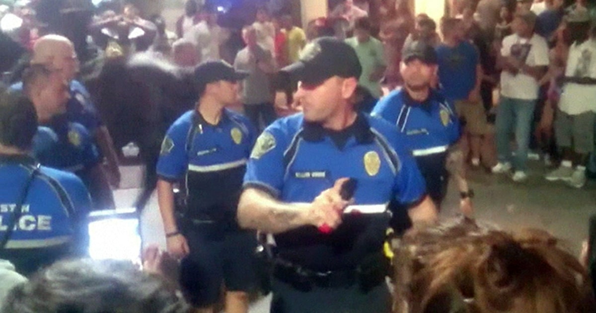 Police Appear to Pepper Spray Man Filming Arrest