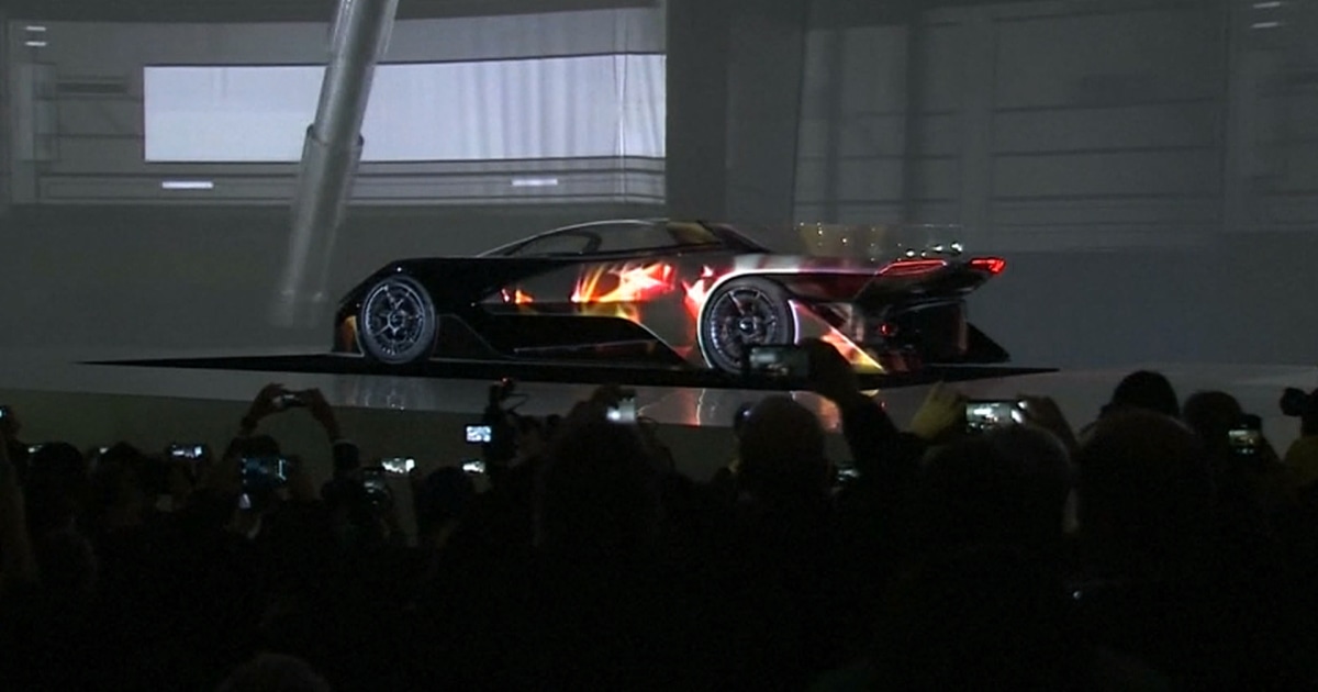 Faraday Unveils Concept Electric Race Car at CES
