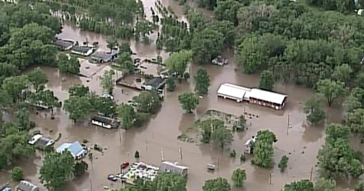 Flooding Leaves Homes and Roads Submerged in Missouri