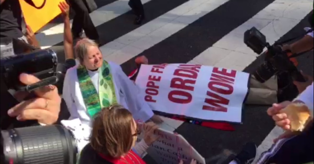 Group Stages Demonstration in Support of Women Priests