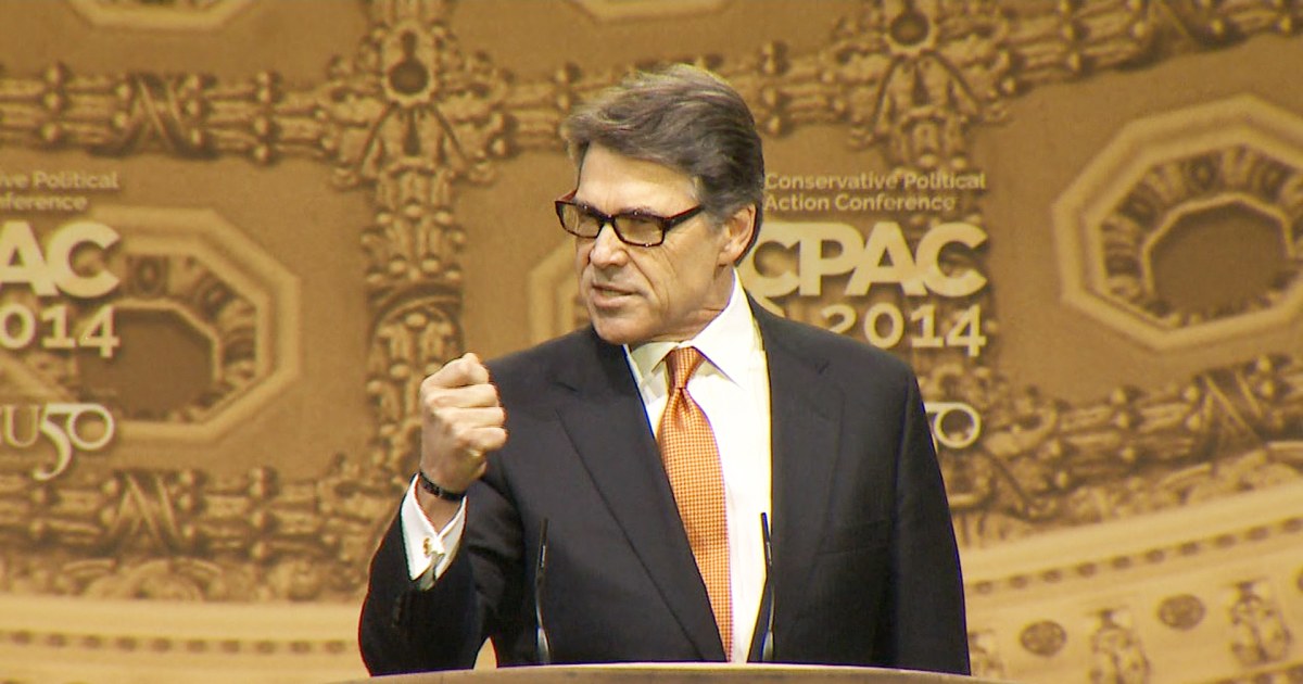 Perry: Washington Should 'Deliver The Mail'