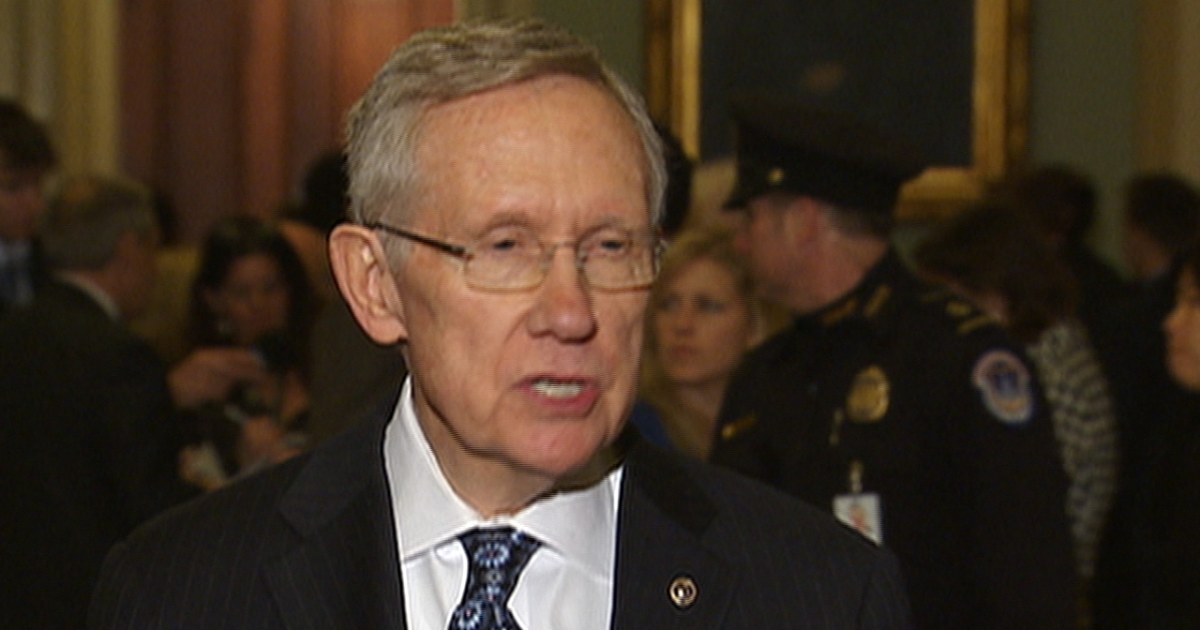 Reid responds to Boehner's get 'off their ass' statement