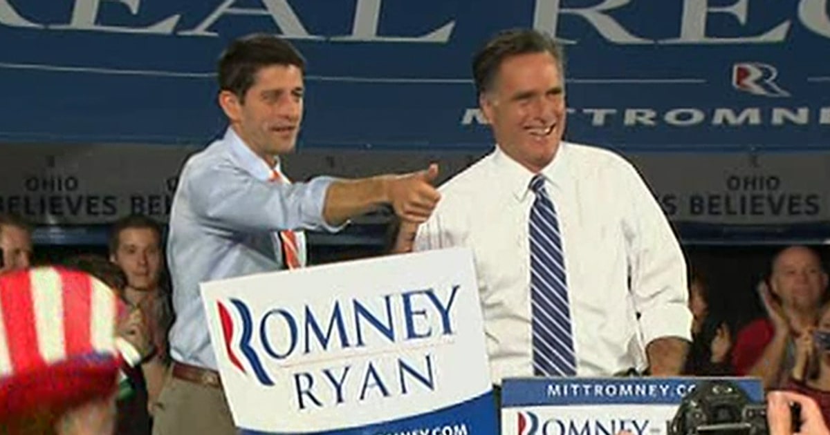 Romney, Ryan team up in Ohio